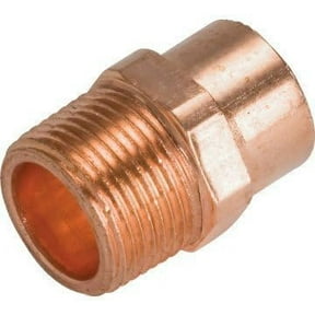 Nibco Adapter,Wrot Copper,1-1/2" Tube,CxSJ 9017 11/2X11/2 - Walmart.com