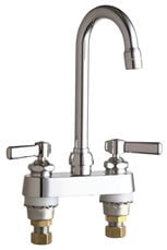 Chicago Hot And Cold Water Sink Faucet Lead Free, Lever Handles ...
