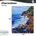 Stupell Industries Cliffside Ocean Spray Canvas Wall Art, design by Lee ...