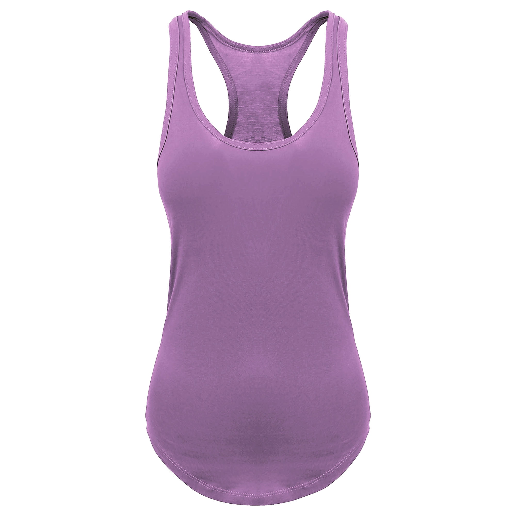 Ma Croix - Ma Croix Womens RACERBACK TANK TOP Soft Casual Sleeveless ...