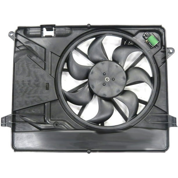Radiator and Condenser Fan Assembly - Compatible with 2015 - 2019 Chevy ...