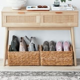 The Home Edit Natural Woven Medium Bin Basket, Bulrush Modular Storage ...