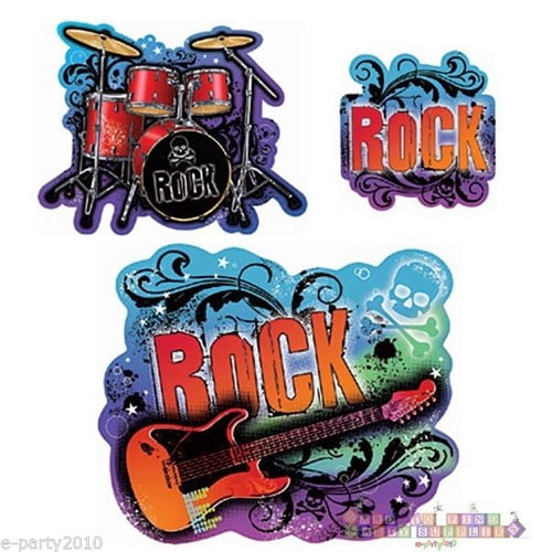 Rock Star Cutout Decorations (30pc) - Walmart.com
