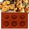 Hariumiu 2Pcs Silicone Mini Bundt Cake Mold 3 Shapes 6-Grids BPA-Free ...