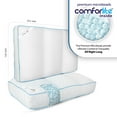Cloudz Signature Pillow, Premium Hypoallergenic Stay Cool Microbead ...