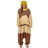 DreamWorks Shrek Adult Onesie Pajamas - Men's Movie Film Costume ...