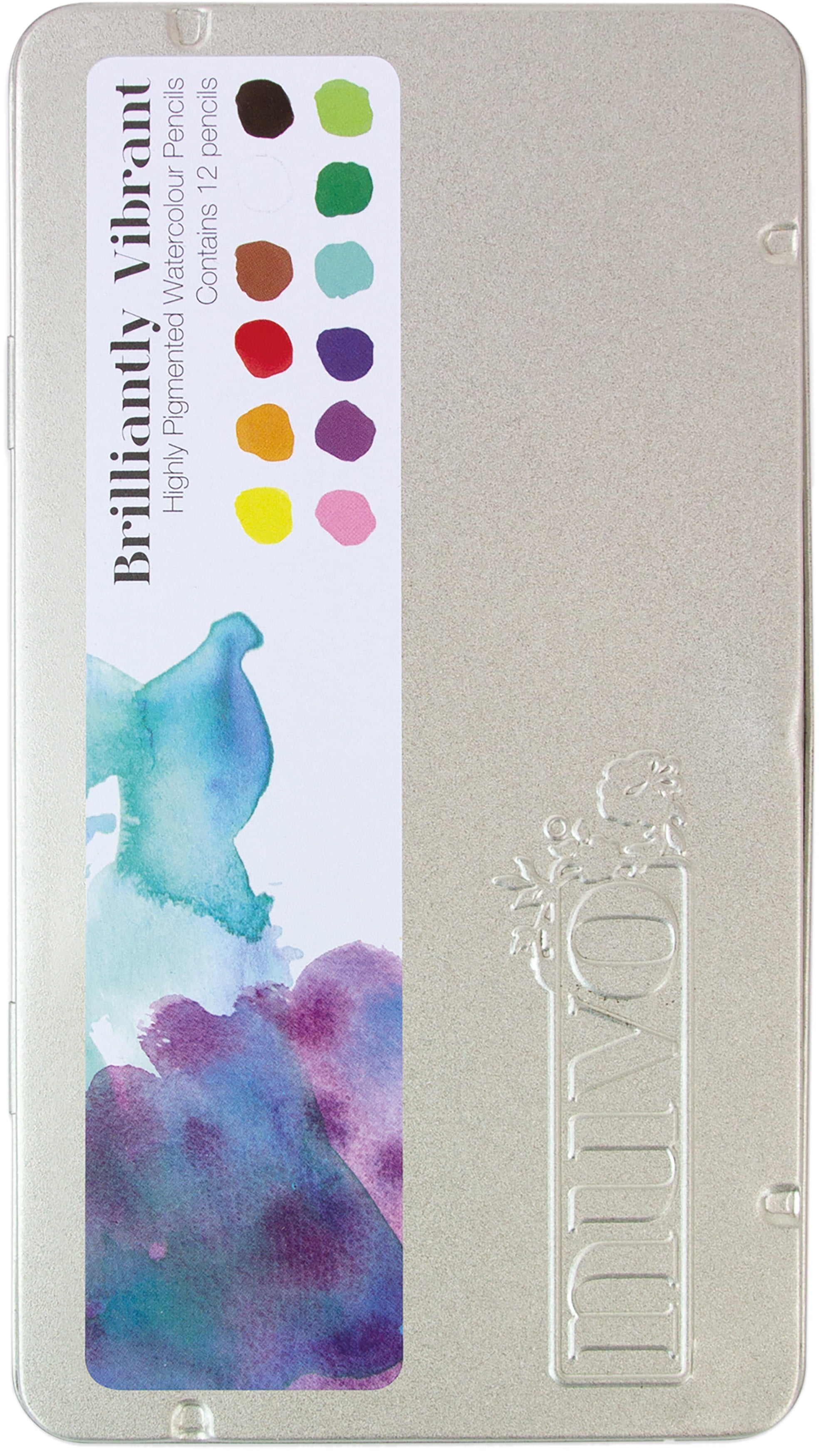 Nuvo Watercolor Pencils 12/Pkg-Brilliantly Vibrant - Walmart.com