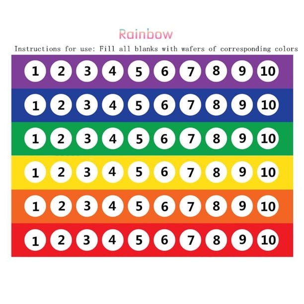 Learning Toys Magnetic Stick Wand Set With Transparent Color Counting ...