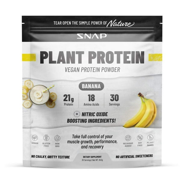 Suplementos de proteína en polvo Snap, orgánicos, veganos, de origen ...