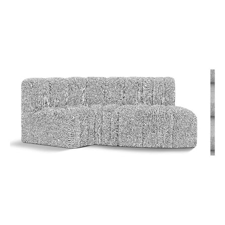 Meridian Furniture Arc Green Boucle Fabric Modular Sectional - Walmart.com