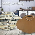 MY VINTAGE FINDS Laundry Sign Drop Your Pants Here Laundry Room Wall ...