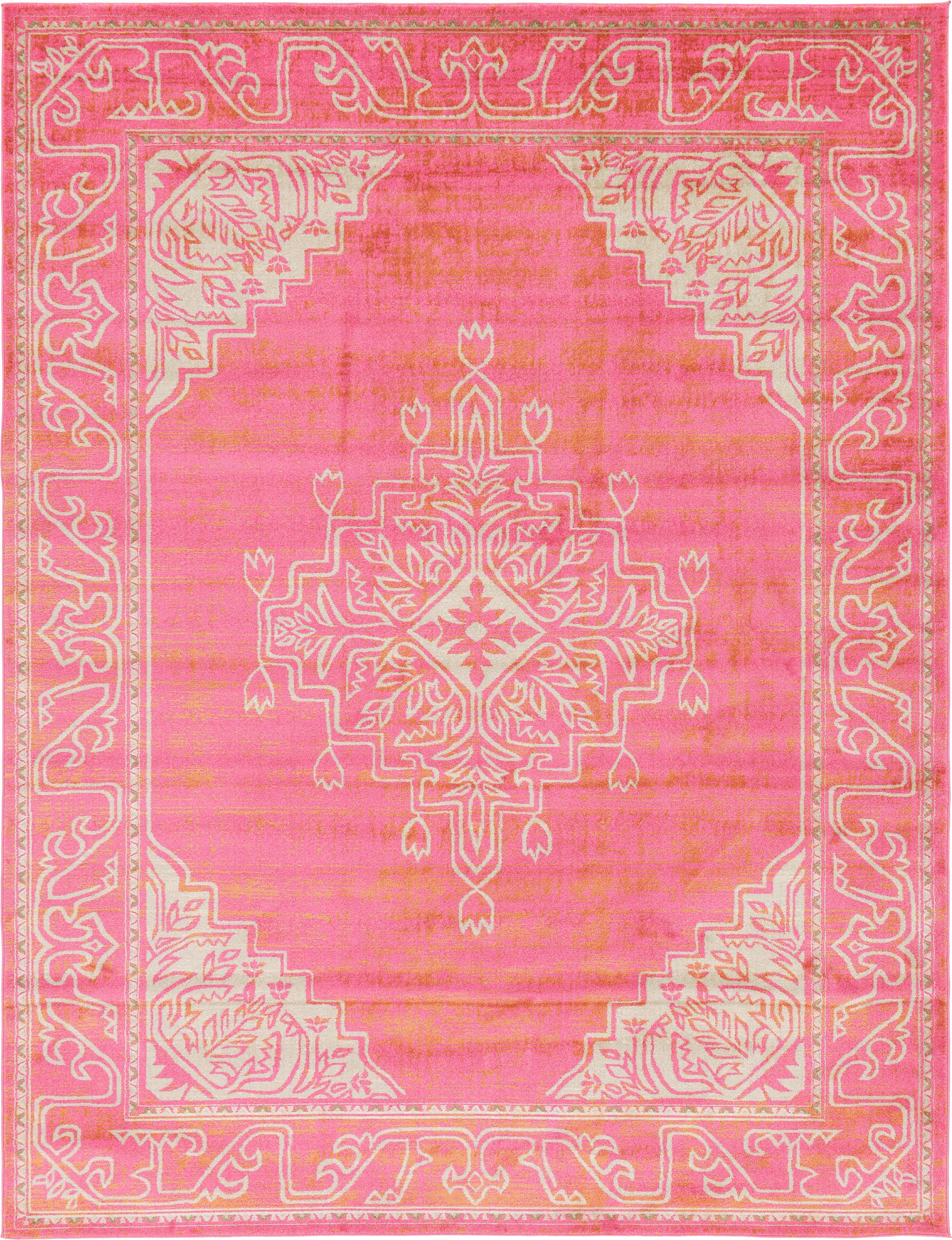 unique-loom-color-bordered-traditional-area-rug-pink-white-9-0-x-12