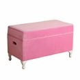 HomePop Juvenile Diva Decorative Storage Bench, Multiple Colors ...