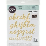 Sizzix Thinlits Plus Dies 26/Pkg-Alphabet - Walmart.com
