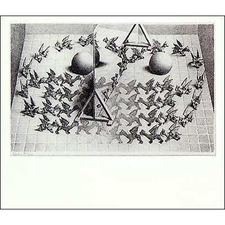 Magic Mirror Laminated Poster by M.C. Escher (26 x 22) | Walmart Canada