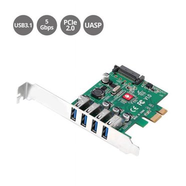 StarTech PEXUSB3S7 7 Port PCI Express USB 3.0 Card - Walmart.com