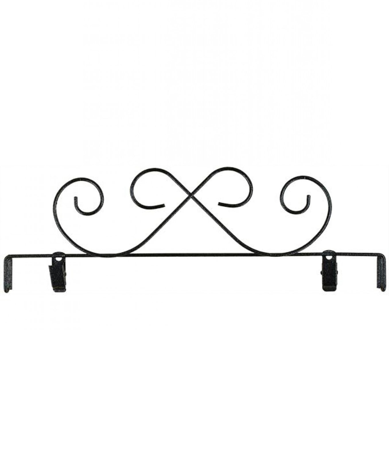 Classic Motifs 12 Inch Scroll Charcoal Rem Header With Clips - Walmart.com