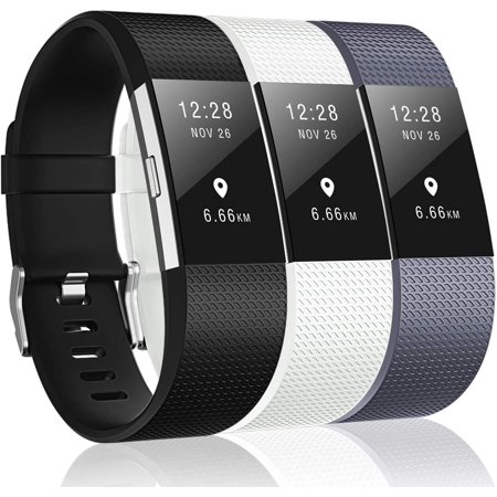 3 Pack Bands Compatible with Fitbit Charge 2, Classic & Special Edition ...