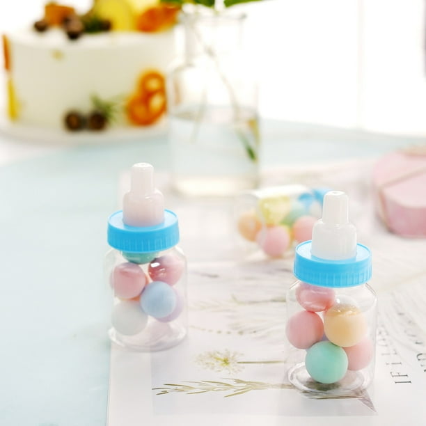 Efavormart 12 Pack - 3.5" Blue Baby Bottle Candy Containers, baby ...