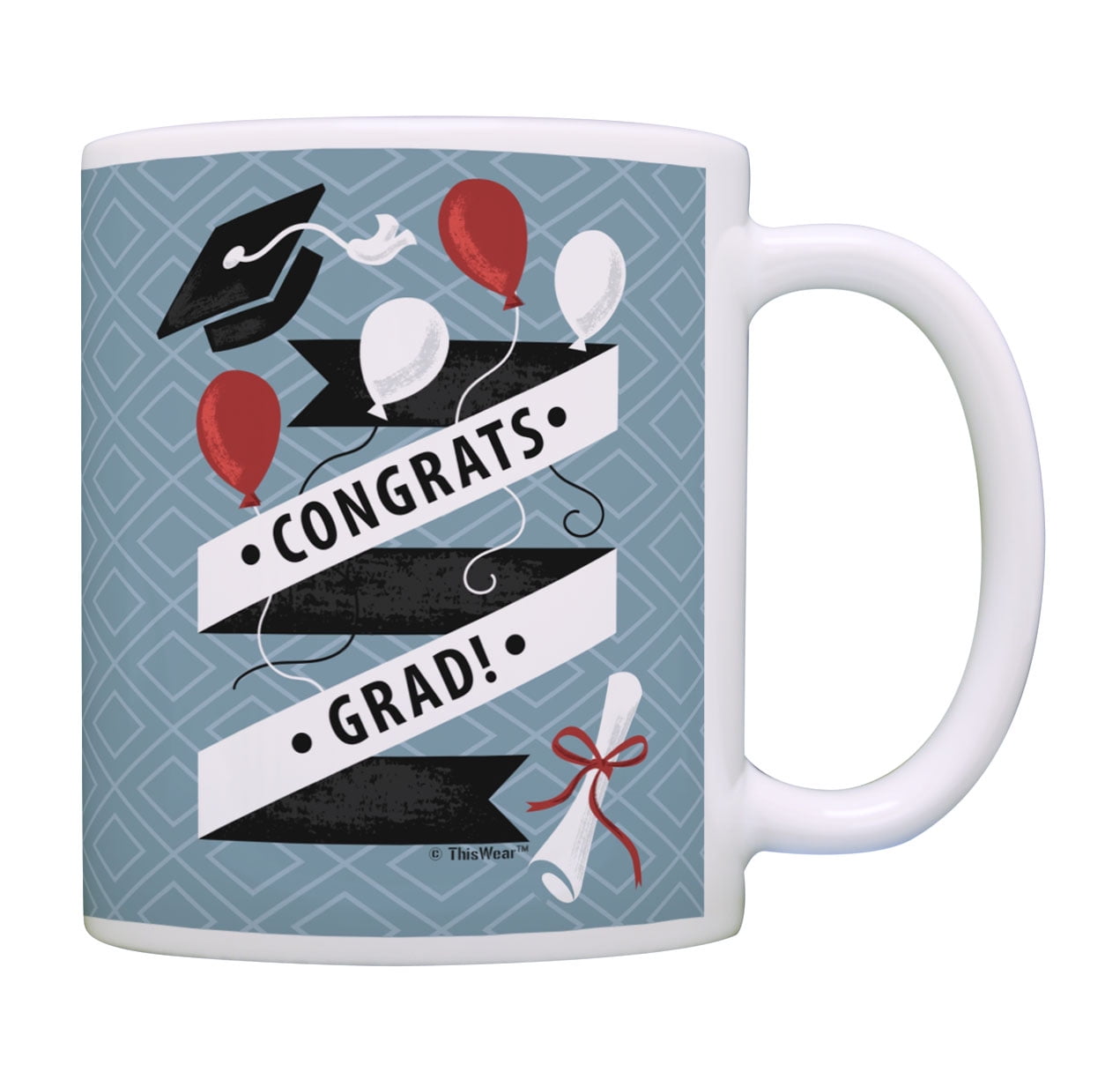 ThisWear High School or College Graduation Mug Congrats Grad Cup ...