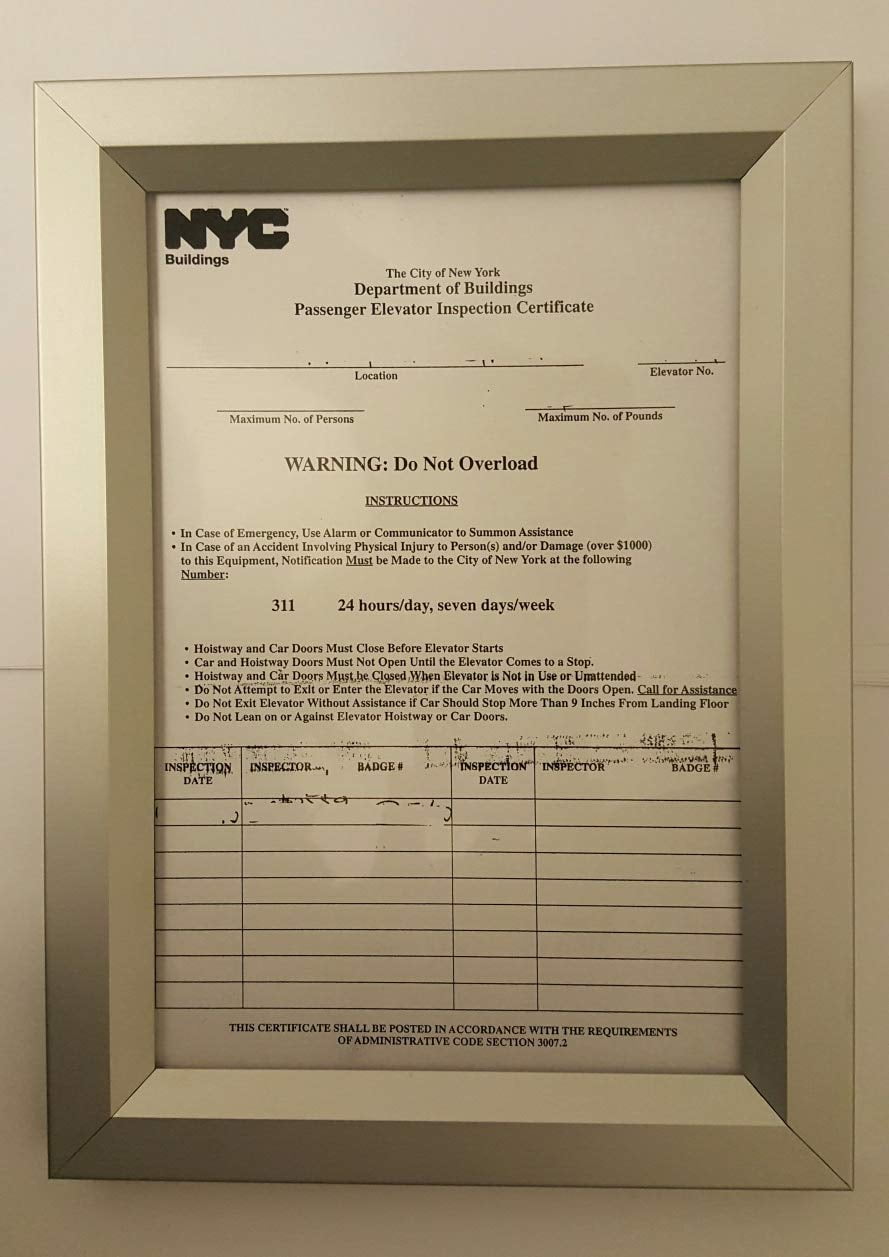 Inspection Frame 6" X 9" (Heavy Duty - Aluminum)(ref-2022-4) - Walmart.com