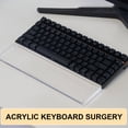 YIEMEEN Acrylic Keyboard Hand Rest Wrist Support Improves Typing ...