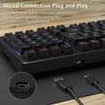 GM328 Gaming Mechanical Keyboard,18 Backlit Effects, 100 , Wired ...