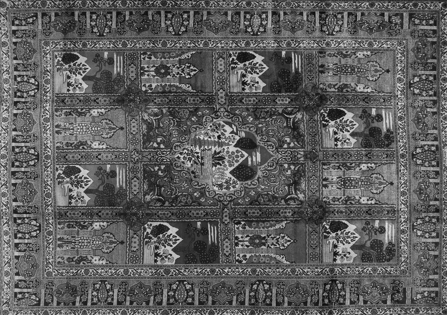 Ahgly Company Indoor Rectangle Persian Gray Traditional Area Rugs, 2' x ...