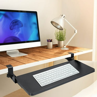 Asunby Desktop Adjustable Keyboard Tray Under Desk, Pull Out Keyboard ...