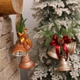 Christmas decorations golden red large Christmas bells golden powder ...