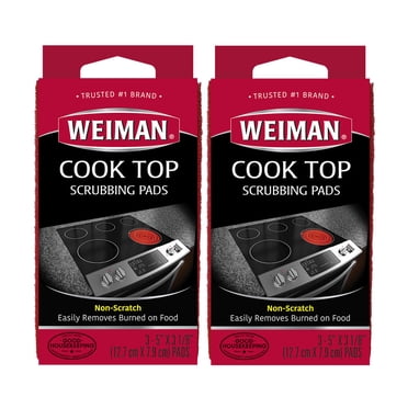 Weiman Cooktop Cleaner Kit - Cook Top Cleaner And Polish, 20 Ounce ...