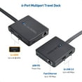 Cable Matters Dual Monitor USB C Hub (USB C Dock) with Dual 4K HDMI, 2x ...
