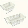 DEKAXID Retractable Fresh-Keeping Egg Tray Refrigerator Storage Basket ...