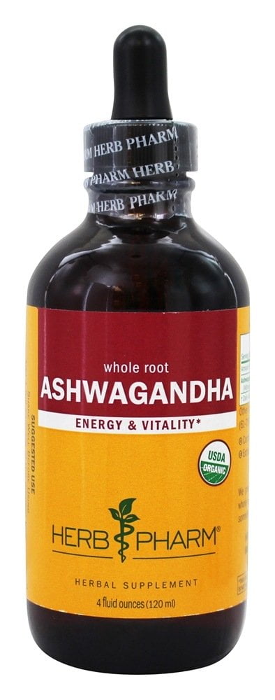Herb Pharm - Whole Root Ashwagandha Liquid Extract for Energy ...