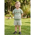 Cenuakty 2Pcs Baby Boy Summer Outfits Short Sleeve Duck Embroidery ...