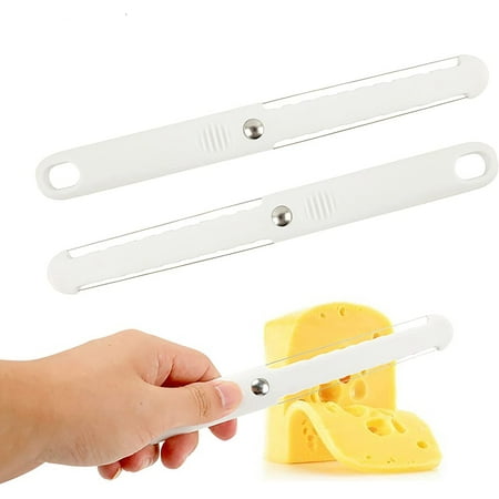 2 Pack Cheese Slicers Kitchen Gadgets Plastic Wired Cheese Cutter ...
