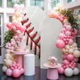 5FT Arch Backdrop Covers, Baseball Wedding Arch Cover Stretchy, Red ...