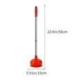 Red Toilet Pipe Toilet Unclogger Tool For Household Kitchen Blockage ...