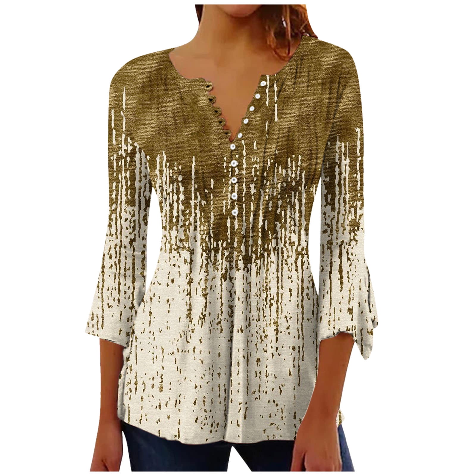 Click here for Unbranded Summer Tunic Tops For Women Womens V-Nec... prices