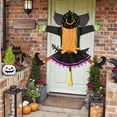DVKOVI Solar Witch Decorations, Large Crashing Witch into Tree Outdoor ...