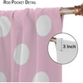 Dots Curtains Modern Cute Colorful Polka Dot White Simple Aesthetic Art ...