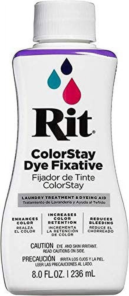 Rit Dye Rit Colorstay, 8 Fl Oz, Dye Fixative Limited Edition, 88720-55 ...