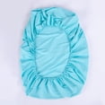 Flxxie Solid Color Microfiber Fitted Crib Sheet with 8" Pocket Unisex 2 ...