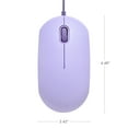 Onn+ USB Optical Ambidextrous Mouse Lavender, 1000 DPI, Nano Receiver ...