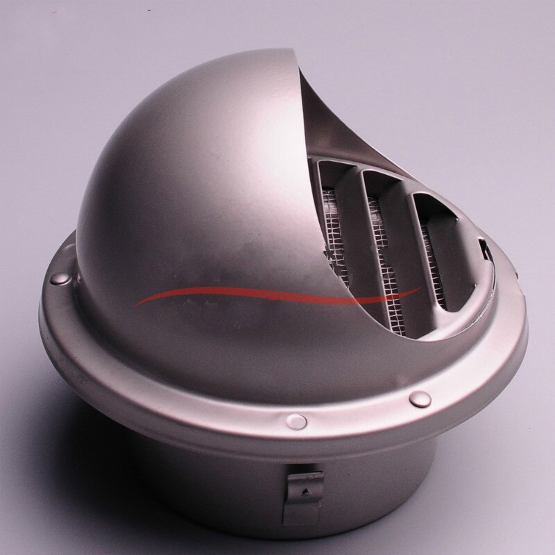 Stainless Steel Wall Air Vent Metal Cover Outlet Exhaust Grille Round ...