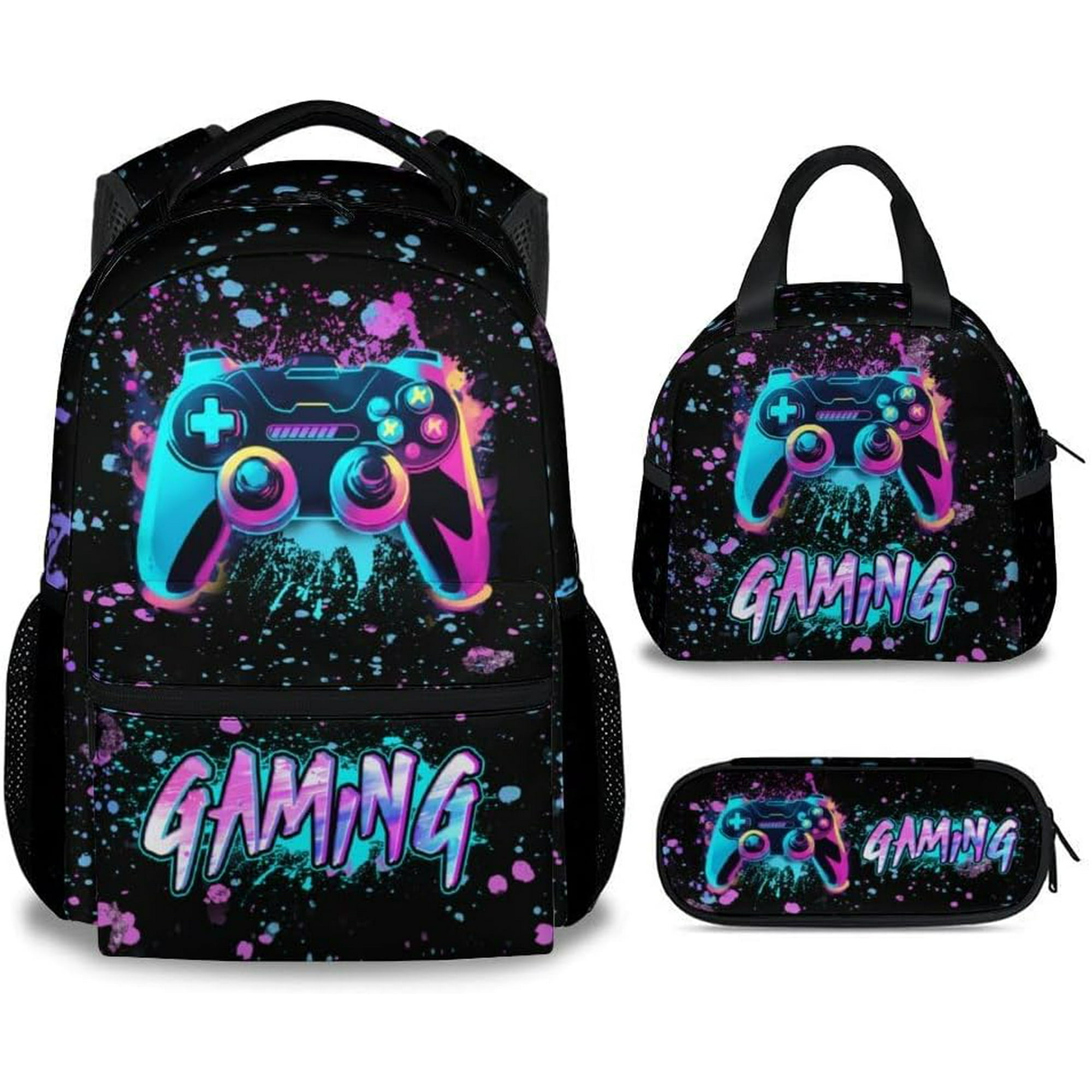 Click here for Nicebags Gaming Backpack With Lunch Box - Set Of 3... prices