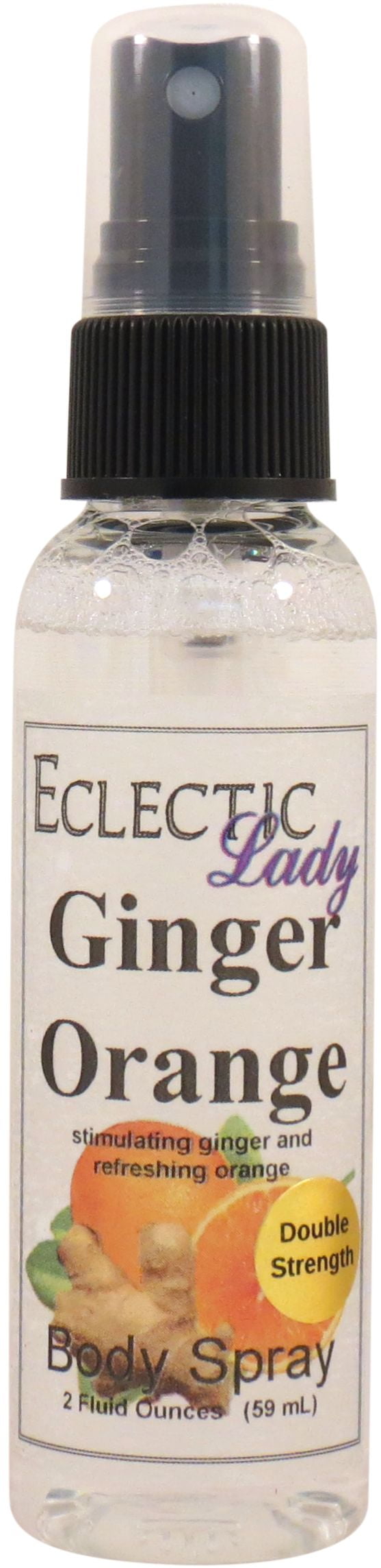 Ginger Orange Body Spray, Eclectic Lady, Hydrating Mist, Unisex (Double ...