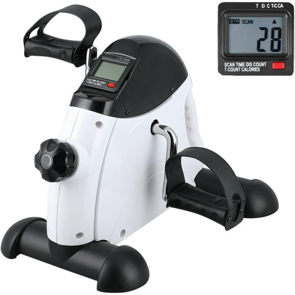 UPGO Under Desk Mini Exercise Bike, Portable Magnetic Pedal Exerciser ...