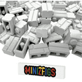 LEGO 1x2 Masonry Profile Brick 100 PCS - Light Bluish Gray (Medium ...