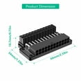 24Pin Female To 24pin Male Power Adapter 90 Degree Angled 24-Pin Power ...